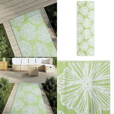 Tapis d'extérieur ARAKIL vert 80x250 cm PP - Tapis D'extérieur - Tapis ...