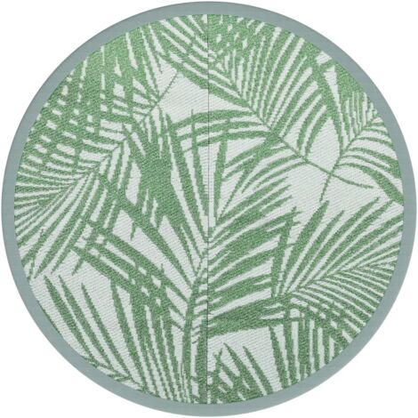 Tapis d'extérieur ARAKIL vert Ø160 cm PP - Tapis D'extérieur - Tapis De ...