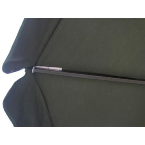 Parasol vert aluminium 500 cm - Parasol Jardin - Parasol Extérieur ...