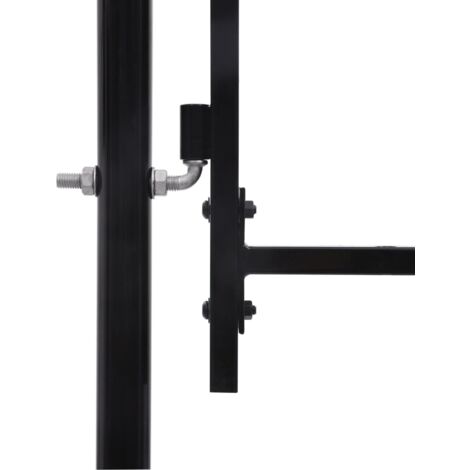 Portail simple avec haut arrondi 100 x 75 cm - Portail De Jardin ...