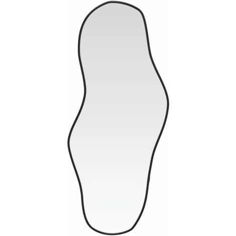 Miroir mural Noir 80x35 cm - Miroir Mural - Miroir Design - Miroir Noir ...