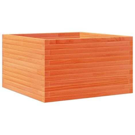 Jardinière en bois de pin massif traité 80 cm bac à plantes robuste ...