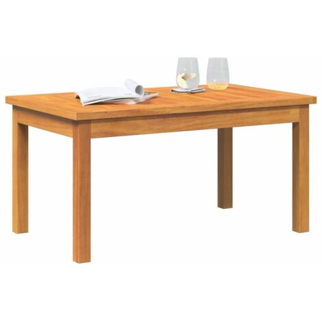 Table basse de terrasse acacia meuble de jardin bois massif huilé ...