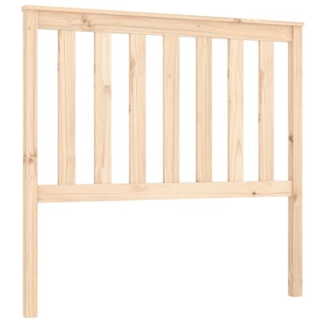 Tête de lit en bois massif pin vidaXL pour protéger les murs de lit ...