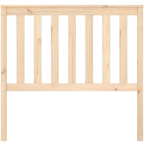Tête de lit en bois massif pin vidaXL pour protéger les murs de lit ...