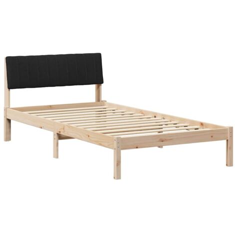 Cadre de lit vidaXL en pin anti-grincement pour un sommeil serein ...