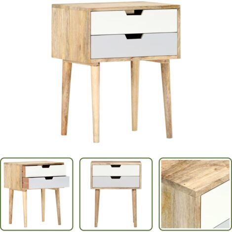Table de chevet stable en bois massif pour en finir avec le desordre ...