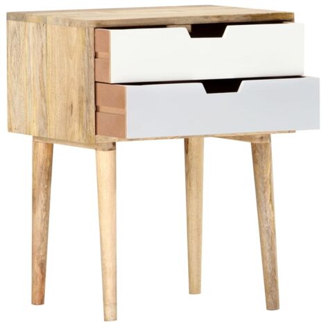Table de chevet stable en bois massif pour en finir avec le desordre ...