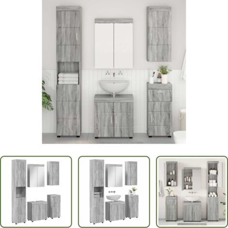 Meuble de salle de bain suspendu vidaXL TULUM pour gagner de la place ...