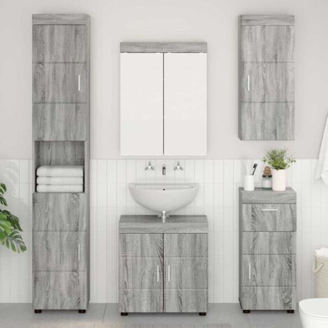 Meuble de salle de bain suspendu vidaXL TULUM pour gagner de la place ...