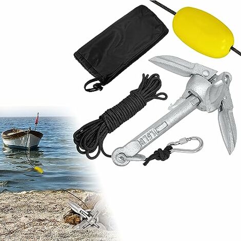 Verzinkt Bootsanker Faltanker Klappanker Ankerset Boot Anker mit ...