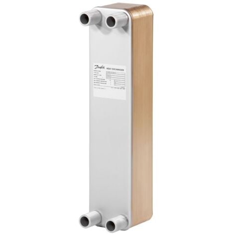 Danfoss gelöteter Wärmeübertrager MPHE XB 37M-1 40 PN25 G 1 A x 20mm ...