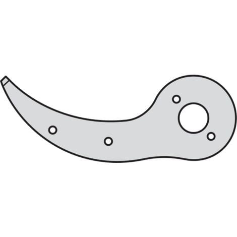 FELCO Contre-lame de rechange avec rivets 4/4 pour sécateurs FELCO 4 argent (Lame fiable pour ...