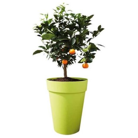 ELHO Vaso de flores redondo alto Loft Urban - Ø 35 cm - Gris antracita