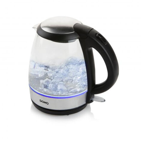 Hervidor DOMO DO9218WK Plateado Acero Inoxidable Cristal 2200 W 1,2 L