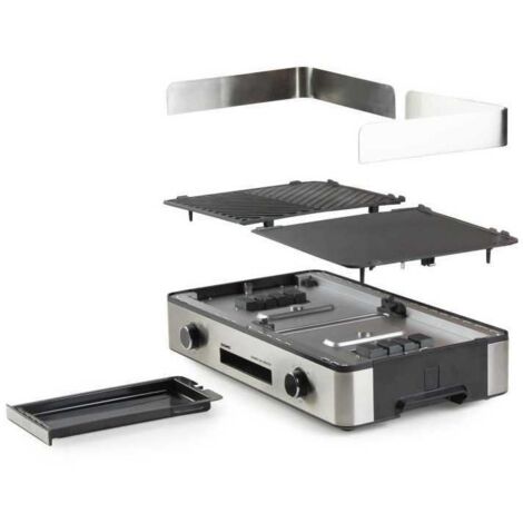 Grill de mesa barbacoa Genius - DOMO - DO9259G - 2 zonas de cocción ...