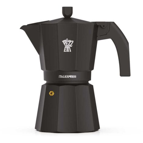 Cafetiere italiana PEZZETTI Italexpress Aluminium 6 tasses Negro 19x10 ...