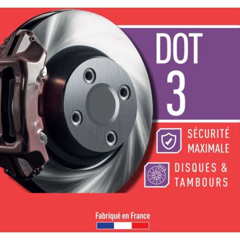 Liquide de frein FACOM DOT3 500 ml - Conforme FMVSS 116 / SAE J1703