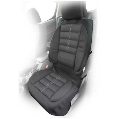 Couvre-siège KINE TRAVEL Confort Intégral 116x54 cm Noir compatible airbags