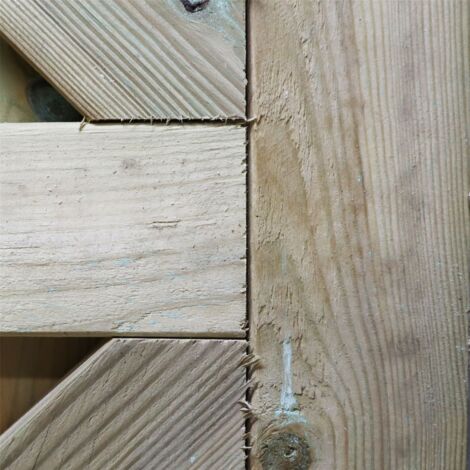 Premier 6ft x 3ft Heavy Duty H-Frame Feather Edge Garden Gate