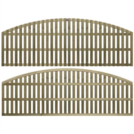 Premier 6ft x 1.5ft Florence Vertical Slatted Arch Trellis Panel