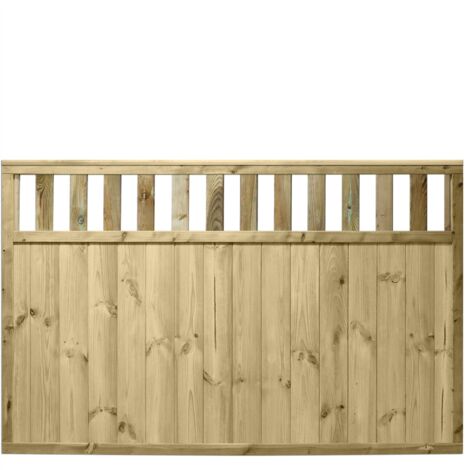 6FTx2FT Premier Picket Trellis Top PGS URBAN Range Fence Panel
