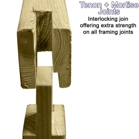 6FTx2FT Premier Picket Trellis Top PGS URBAN Range Fence Panel