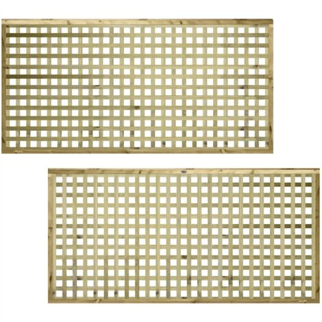 Premier 6ft x 3ft URBAN Capped Square Trellis Panel