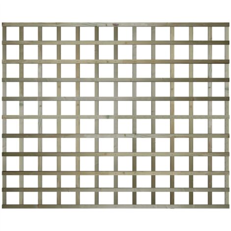 Premier 6ft x 5ft Flat Top Standard Square Garden Trellis Panel