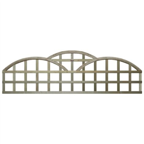 6ft x 1ft Triple Dome Standard Trellis Panel