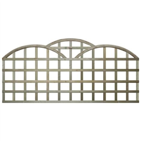6ft x 2ft Triple Dome Standard Trellis Panel