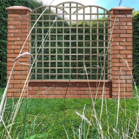 6ft x 5ft Triple Dome Standard Trellis Panel