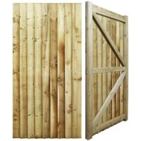 Premier 6ft x 3ft Heavy Duty H-Frame Feather Edge Garden Gate