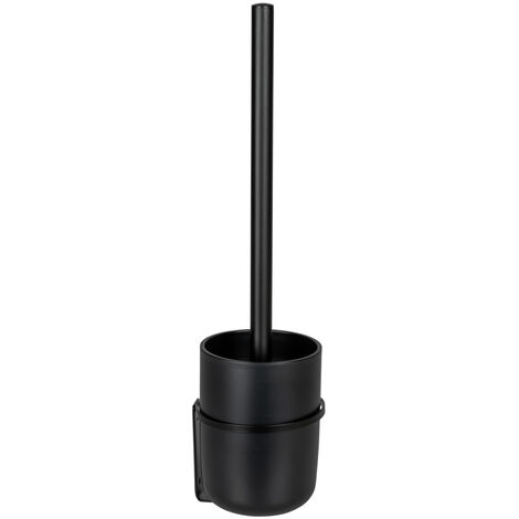 WENKO Set WC Turbo-Loc® Carpino Nero, Installazione senza forare, Nero ...