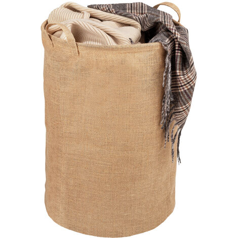 WENKO Raccolta biancheria Juna rotonda, raccolta biancheria in juta ...