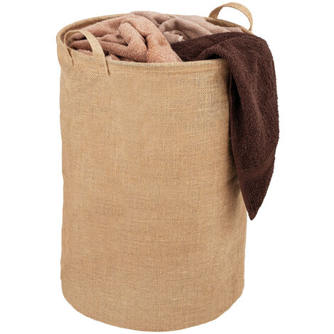 WENKO Raccolta biancheria Juna rotonda, raccolta biancheria in juta ...