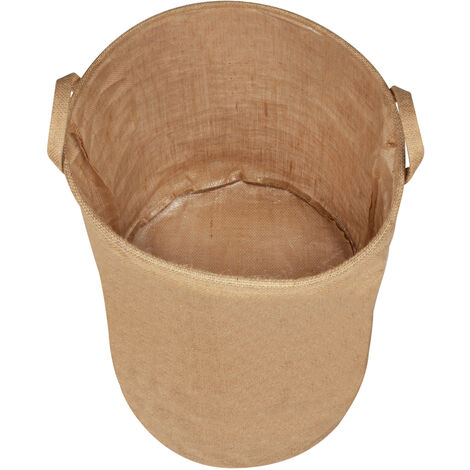 WENKO Raccolta biancheria Juna rotonda, raccolta biancheria in juta ...