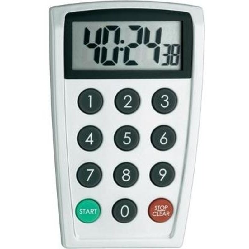 TFA Dostmann 38.2026 Timer Silber digital