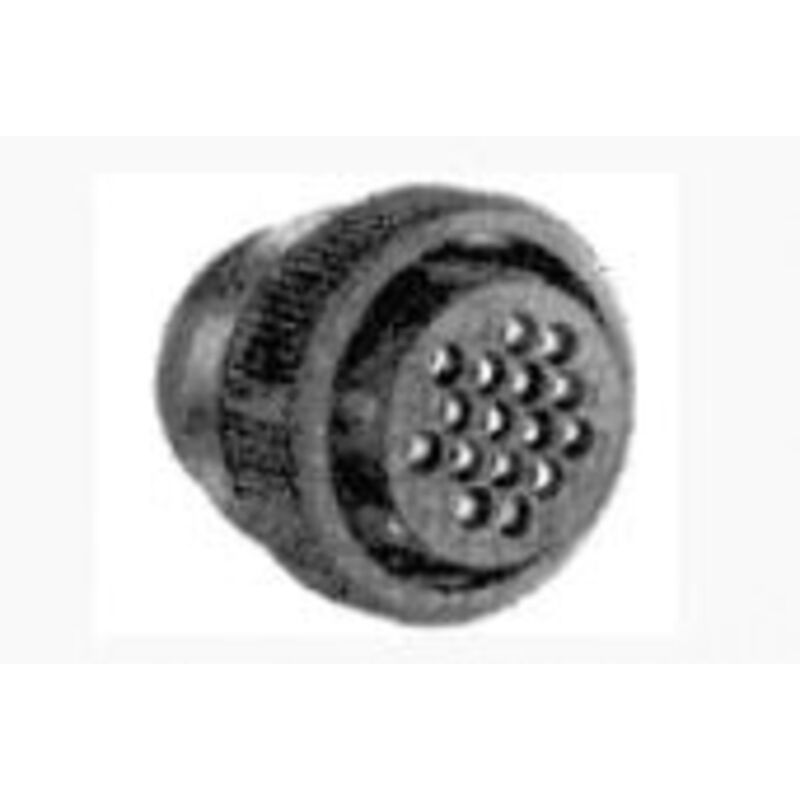 TE Connectivity 206150-1 Rundstecker Stecker, gerade Gesamtpolzahl: 37 ...