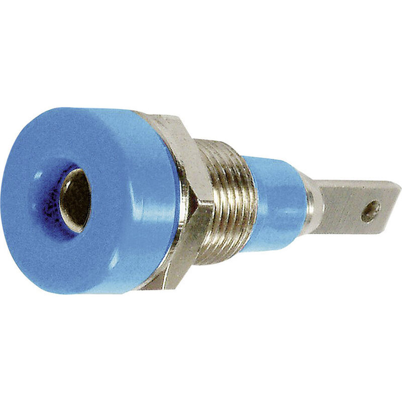 Stäubli LB-I2R Laborbuchse Buchse, Einbau vertikal Stift-Ø: 2 mm Blau 1 St.