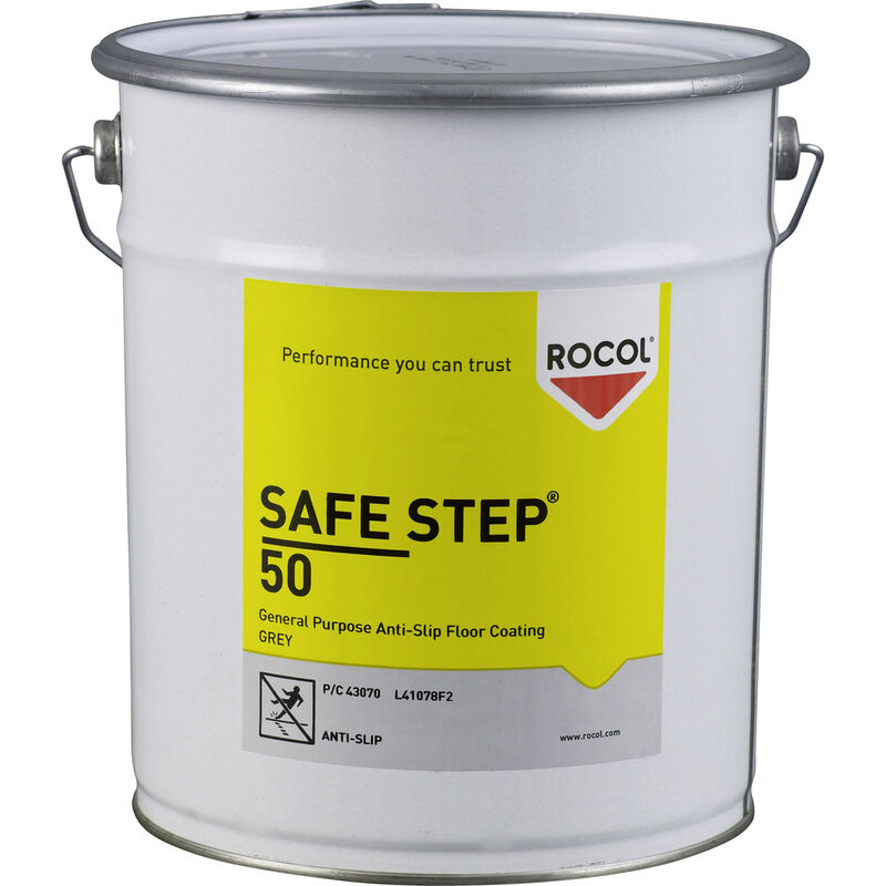 Rocol RS43070 SAFE STEP 50 Bodenbeschichtung 5 l Grau