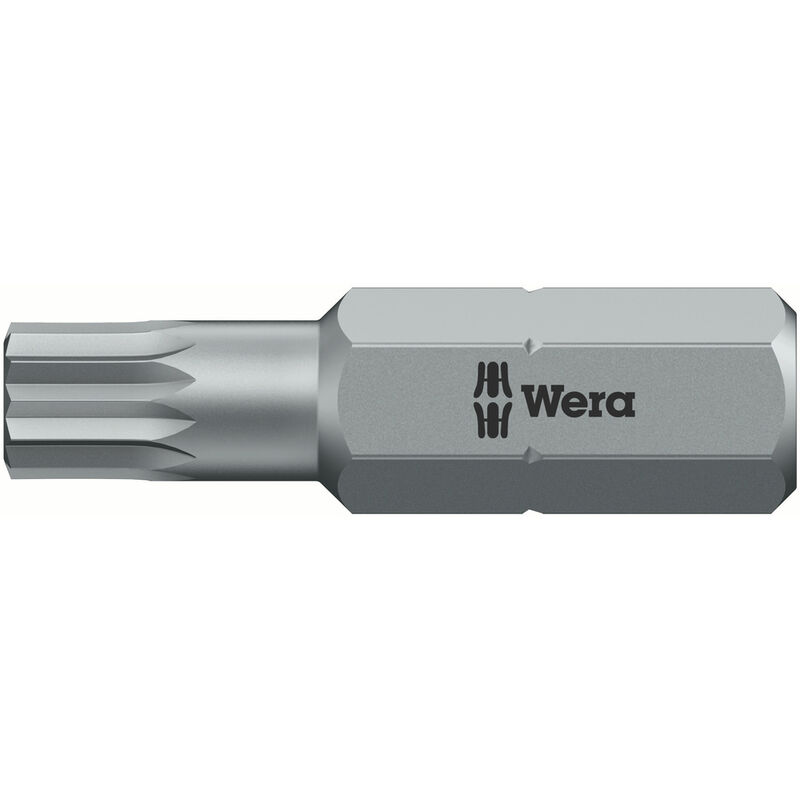 Wera 860/1 XZN M10 x 25 Vielzahn-Bit M10 Werkzeugstahl extra hart ...