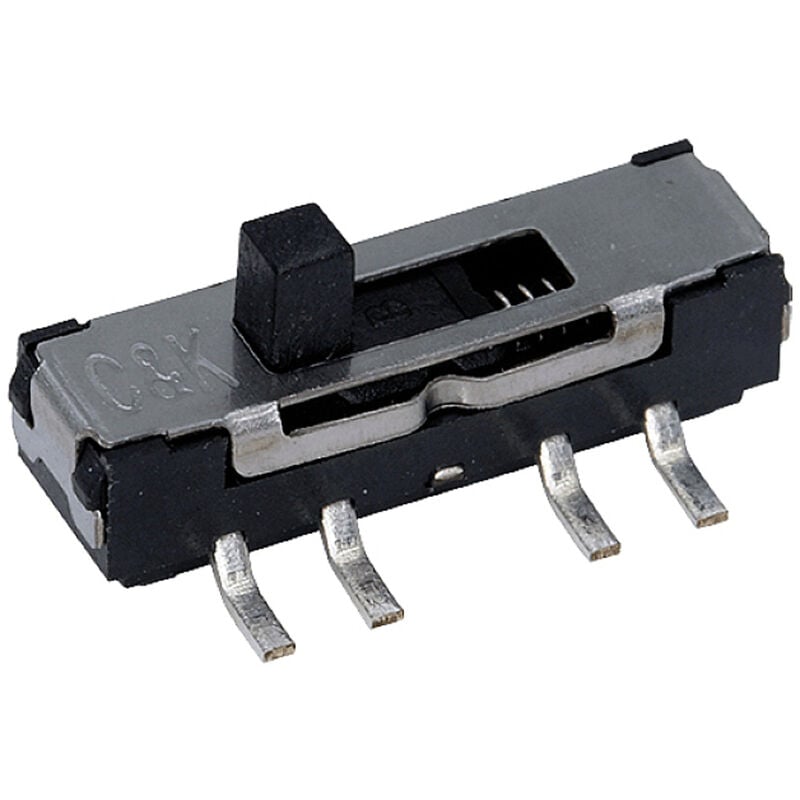 C And K Switches Js207011cqnr Schiebeschalter 6 V 300 Ma 2 X Ein Ein Ein