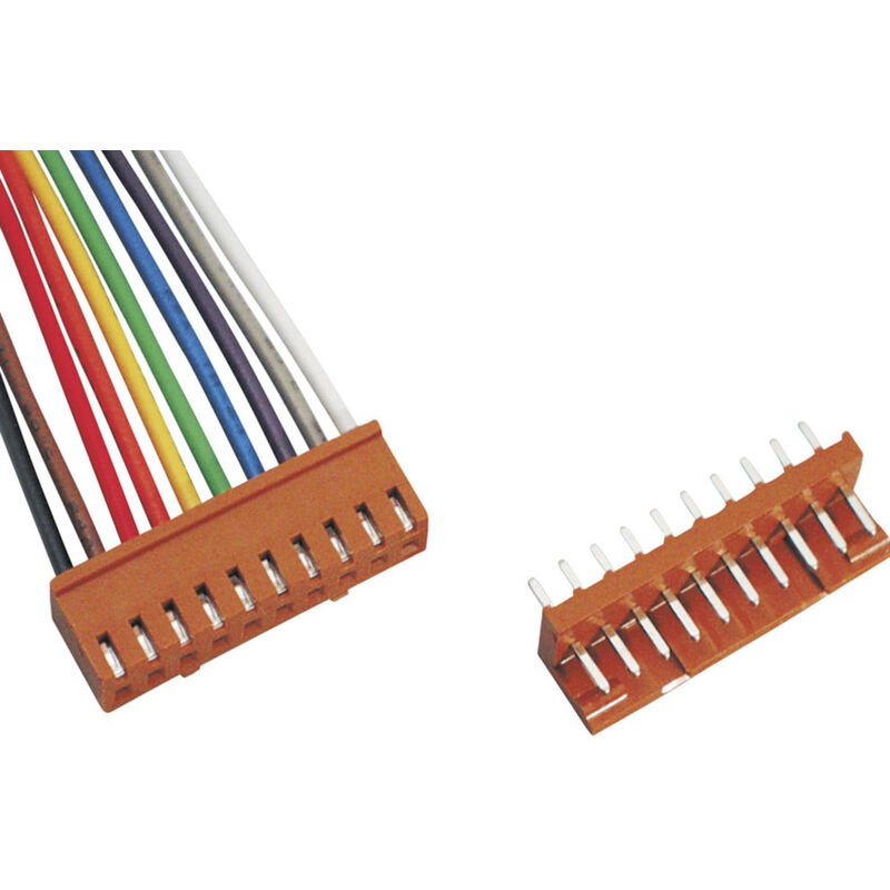 TRU COMPONENTS Konfektionierte Litze Anzahl Reihen: 1 Polzahl je Reihe ...