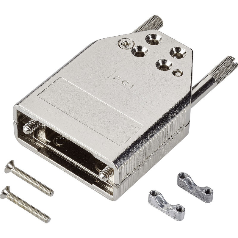 FCI D-SUB 8655MH2511LF D-SUB Gehäuse Polzahl: 25 Zinkdruckguss 180 ...