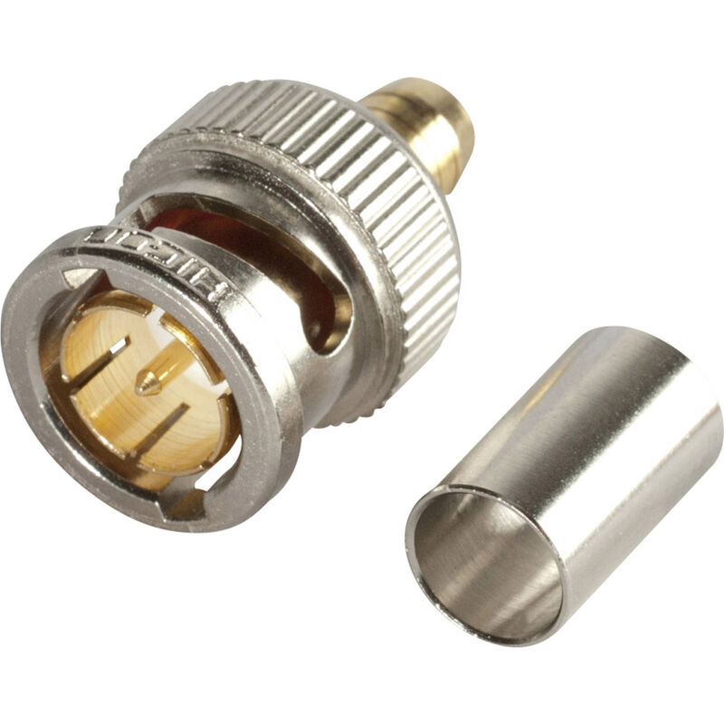 Hicon BNC1.2/5.0HD BNC-Steckverbinder Stecker, gerade 75 Ω 1 St.