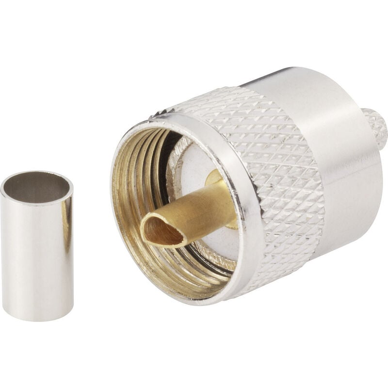 TRU COMPONENTS 1579253 UHF-Steckverbinder Stecker, gerade 1 St.