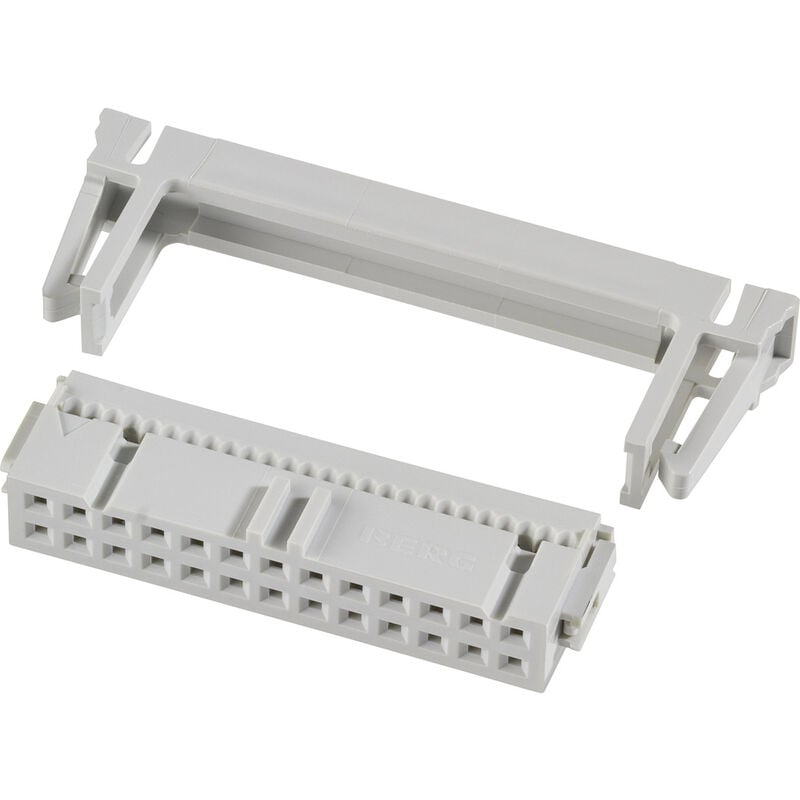 FCI 71600-614LF Pfosten-Steckverbinder mit Zugentlastung Rastermaß: 2.54 mm Polzahl Gesamt: 14 Anzah
