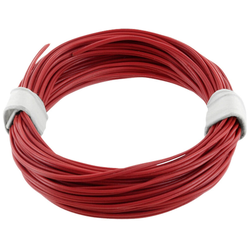 econ connect KZL2X008RT5 Litze 2 x 0.08 mm² Rot 5 m
