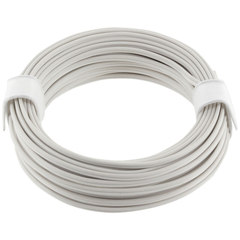 econ connect KZL2X008WS5 Litze 2 x 0.08 mm² Weiß 5 m